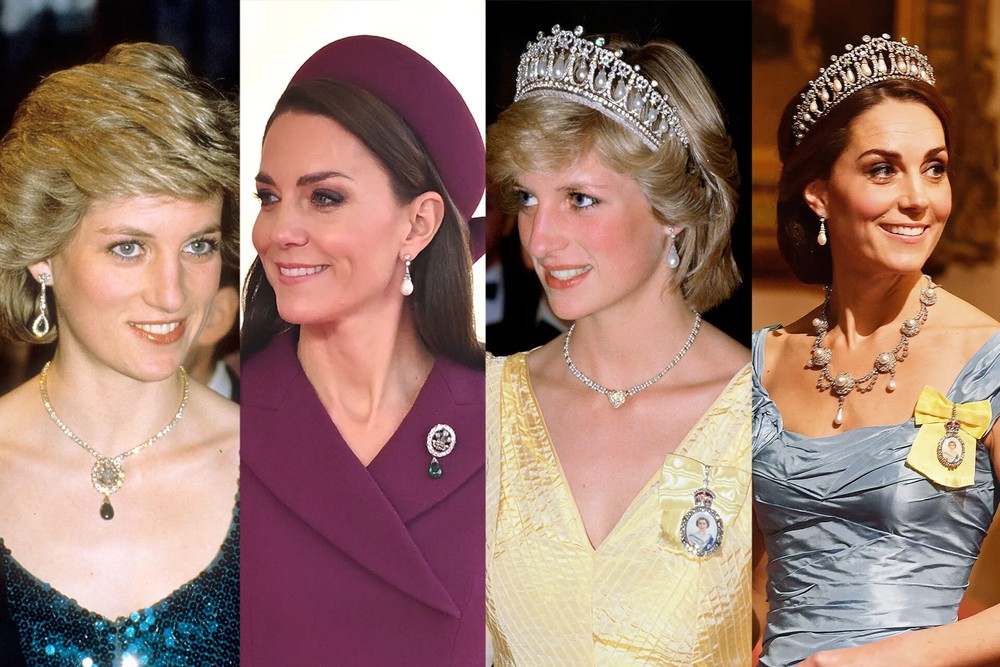 8 joias espetaculares de Diana que Kate Middleton repetiu