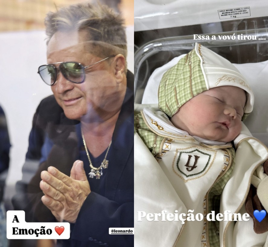 Leonardo encara viagem para ver o nascimento do neto José Leonardo