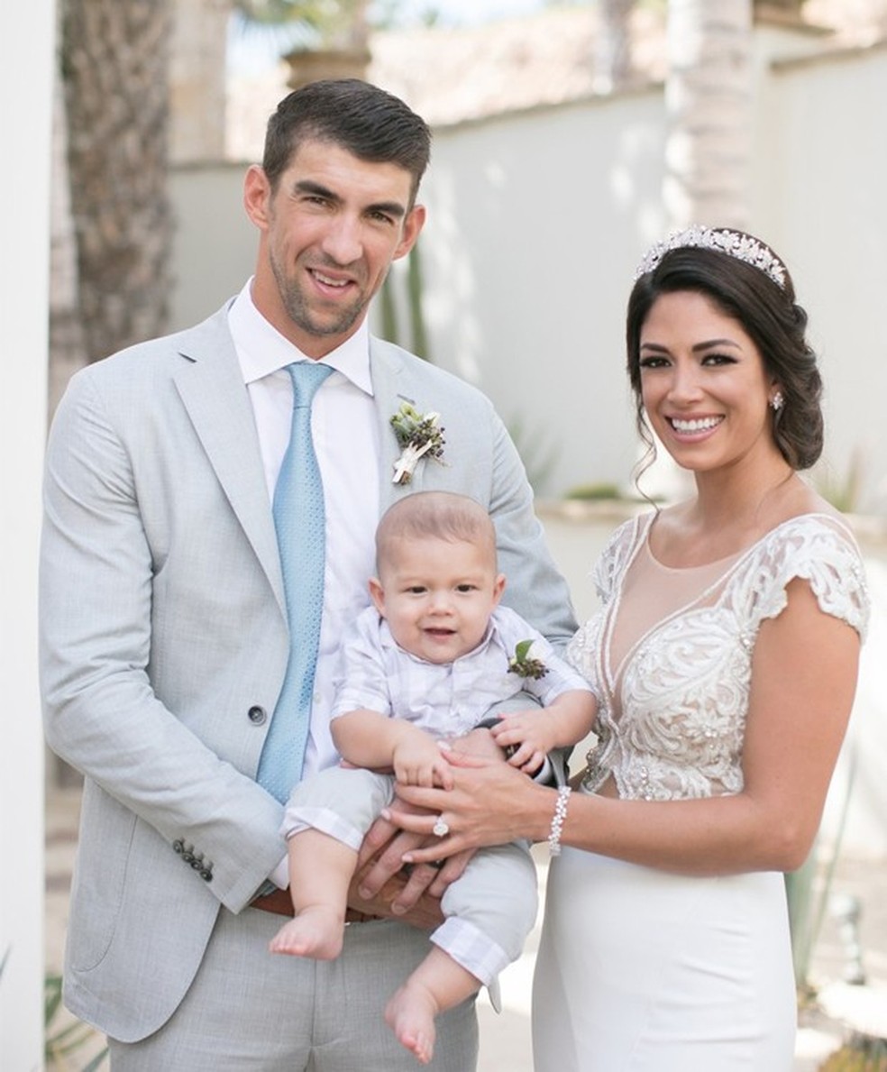 Um giro pelo casamento de Michael e Nicole Phelps