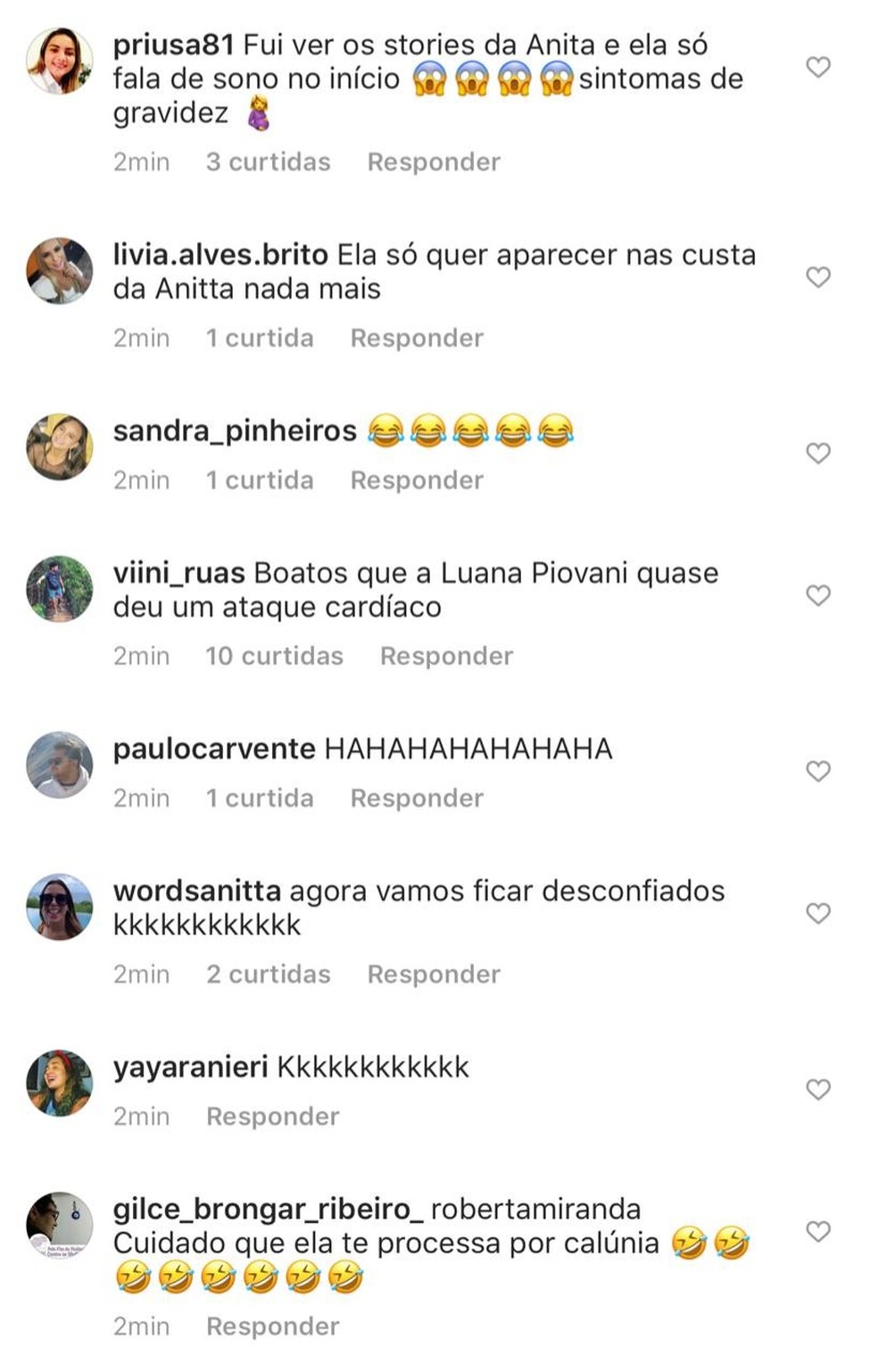 Roberta Miranda diz que Anitta está grávida