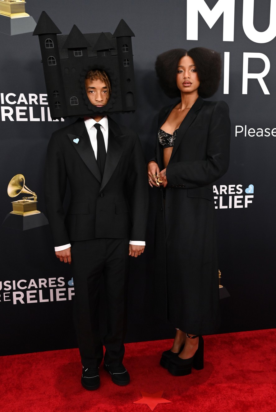 Grammy 2025: Jaden e Willow Smith apostam em looks ousados