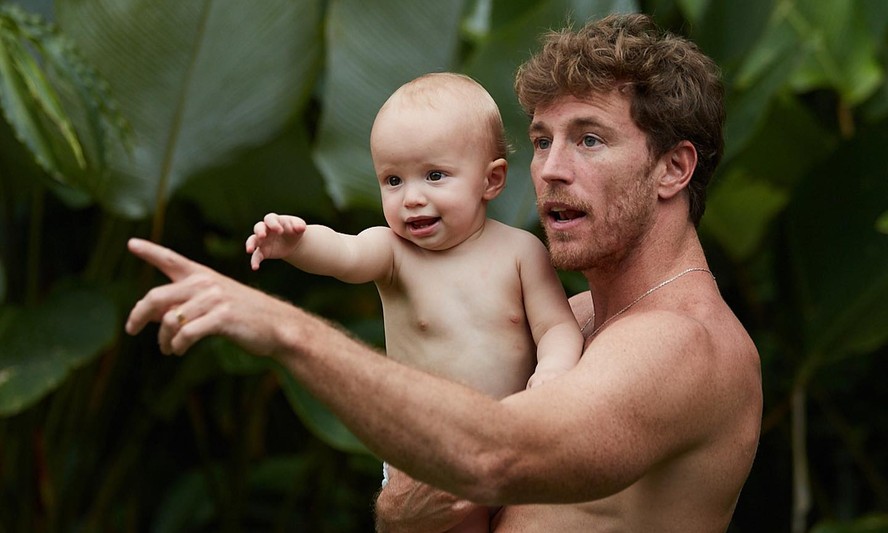 Rodrigo Calazans exibe momento encantador com o filho, Bento