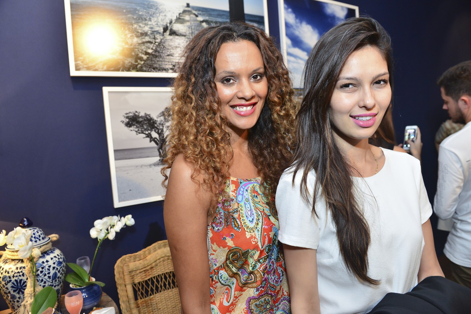 Bye bye: a movimentação no lounge da Vogue no último dia de SPFW