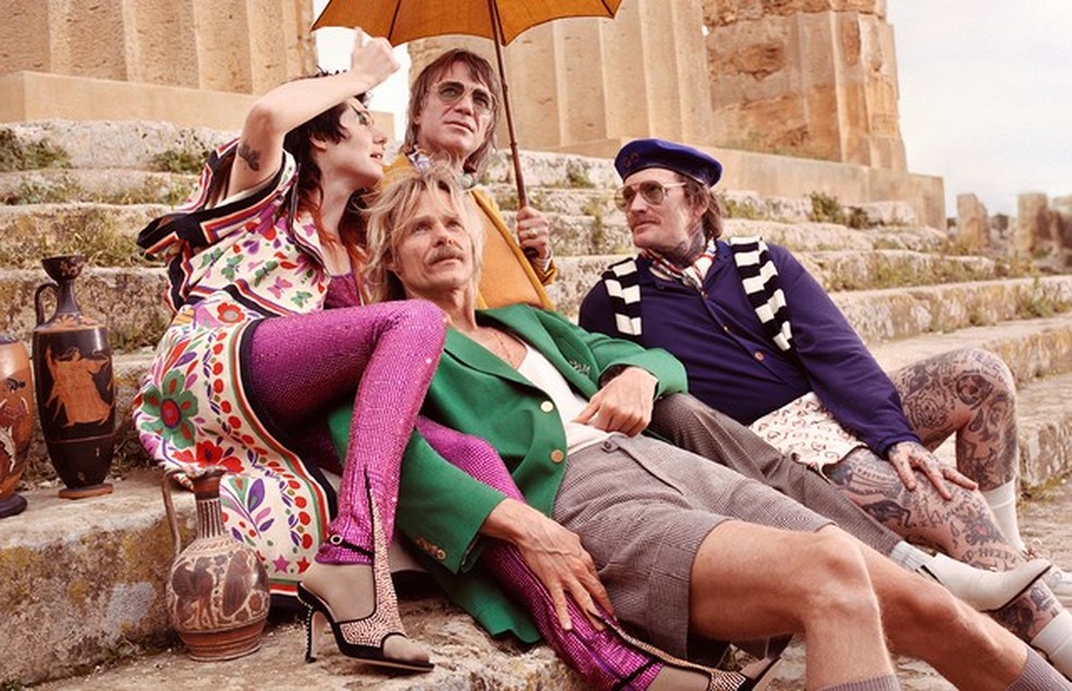 O pre-fall da Gucci vai te deixar com vontade de festejar na Grécia antiga