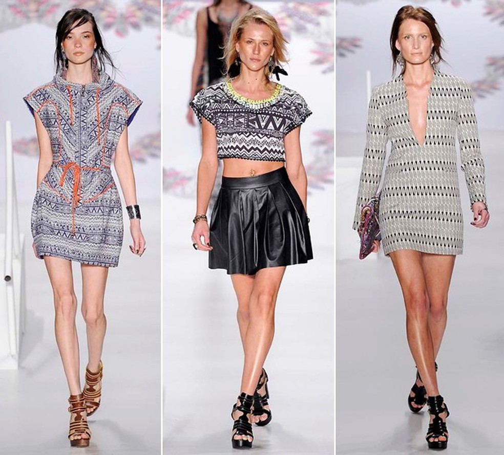 A mini é o máximo: comprimento curto é hit nas passarelas do Fashion Rio