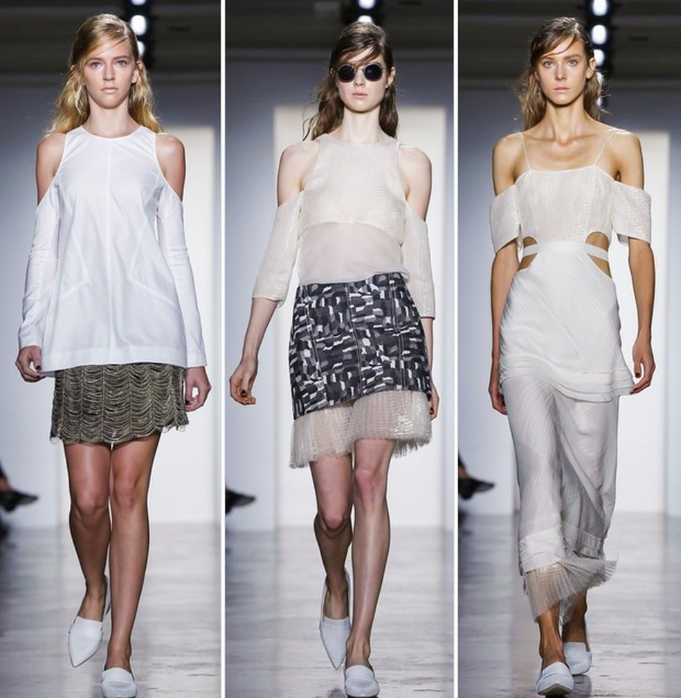 Recorte no ombro é tendência para o verão 2016, segundo a NYFW