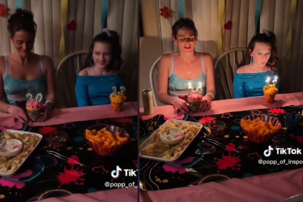 Irmãs fazem festa de aniversário inspirada no filme 'De repente 30'