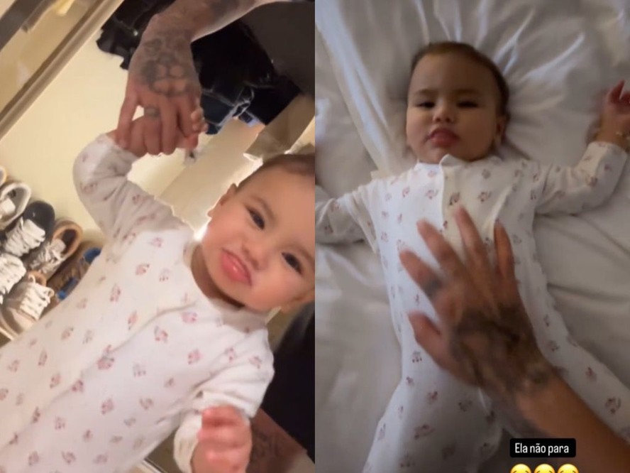 Neymar exibe novos momentos fofos de Mavie