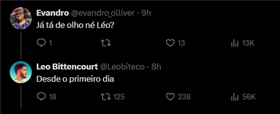 Leonardo Bittencourt demonstra interesse por Giovanna Lima