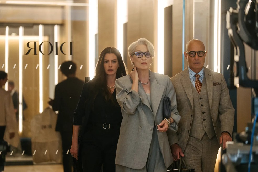 Em entrevista exclusiva, Meryl Streep, Anne Hathaway e Emily Blunt ...