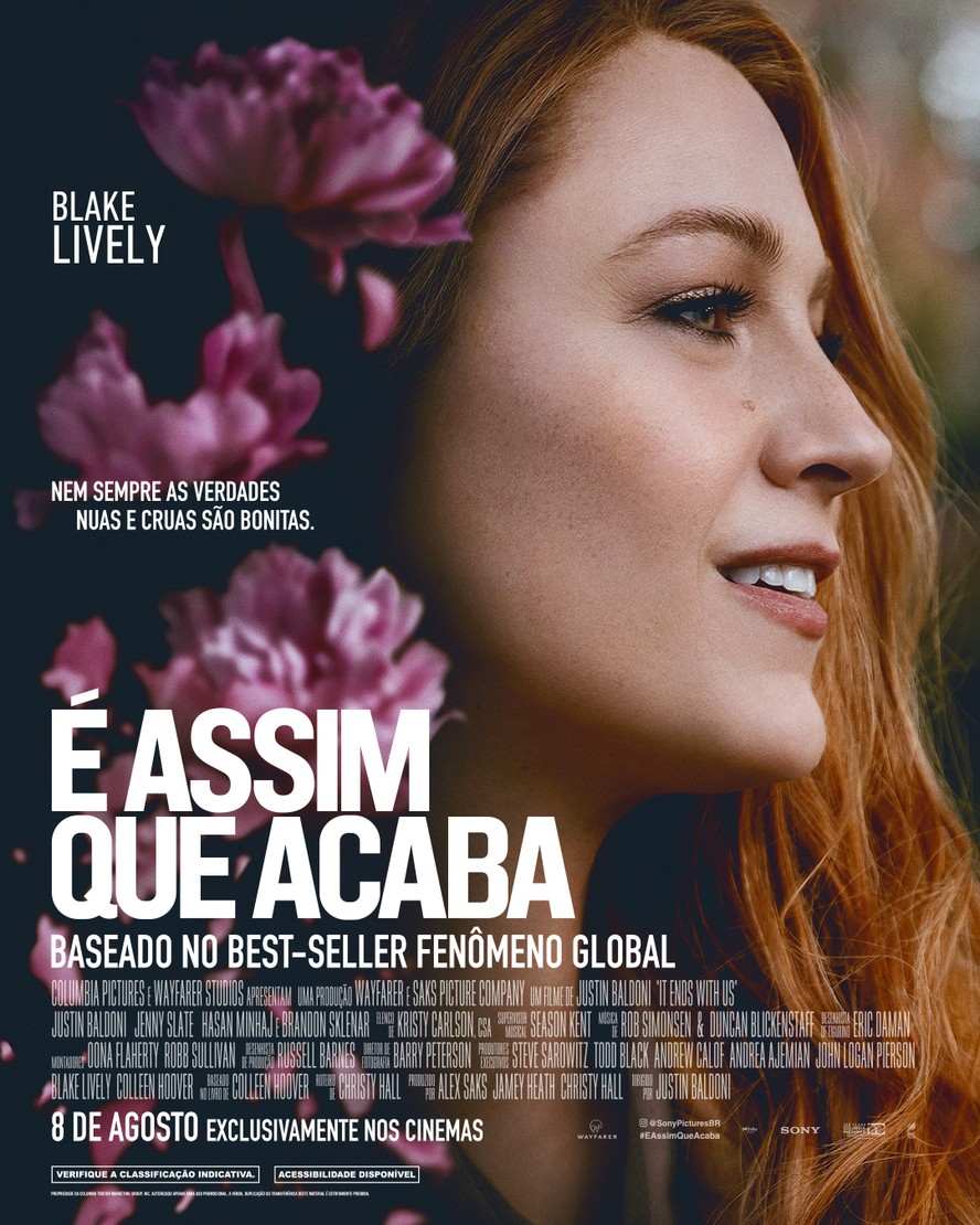 Com Blake Lively No Elenco “É Assim Que Acaba” Ganha Pôster Oficial
