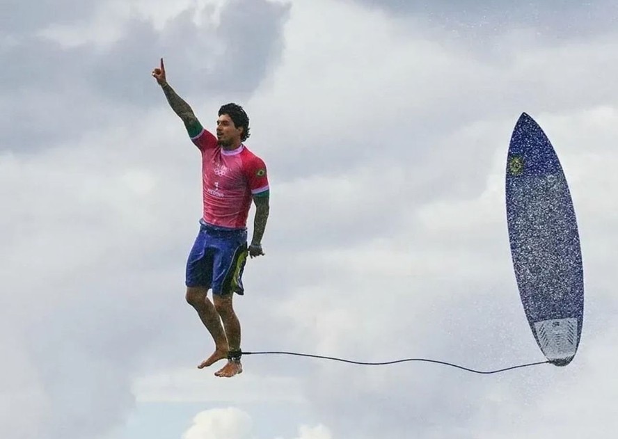 Gabriel Medina faz post após marcar maior pontuação do surfe nos Jogos ...