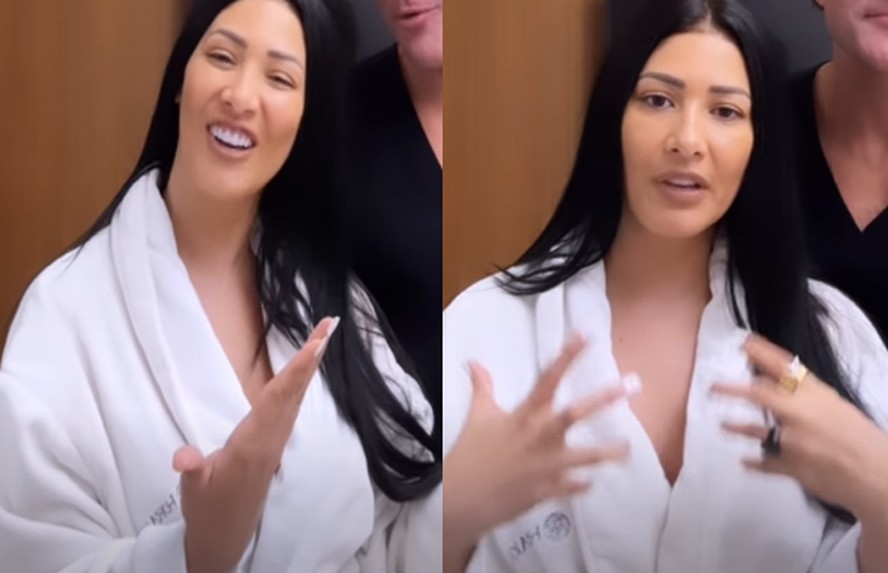 Simaria surge em clínica de estética e brinca sobre tratamento ...