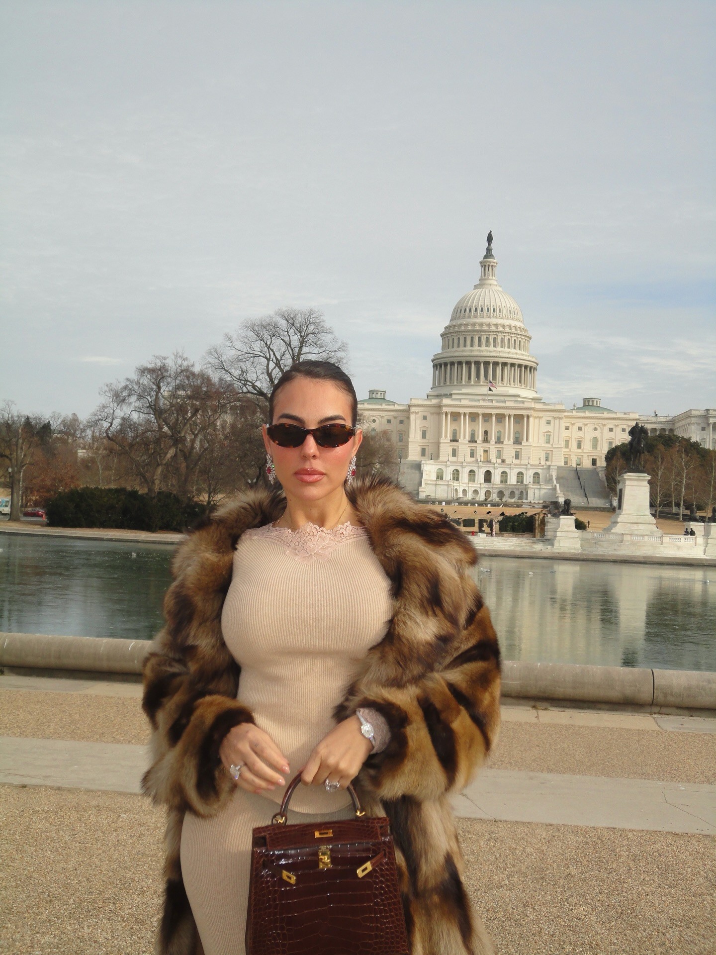 Georgina Rodríguez mostra detalhes de sua viagem aos EUA