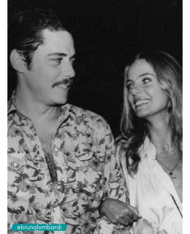 Bruna Lombardi se derrete pelo marido, Carlos Alberto Riccelli