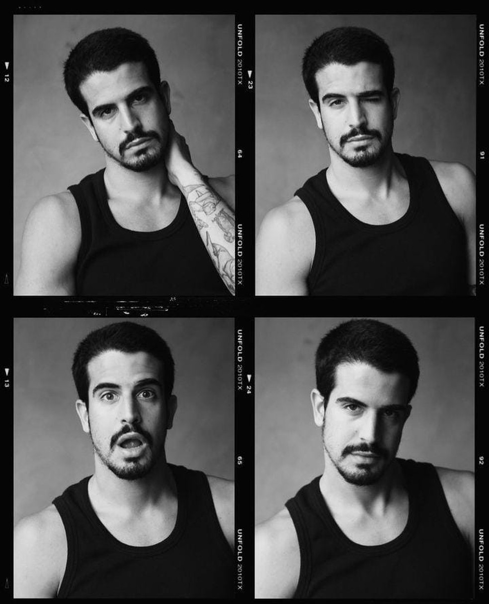 Enzo Celulari esbanja charme e beleza em cliques P&B