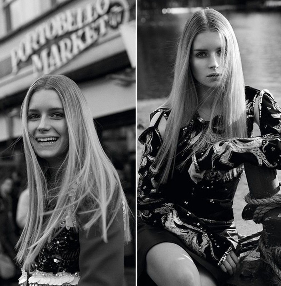 From Lottie with Love: o primeiro editorial de Lottie Moss