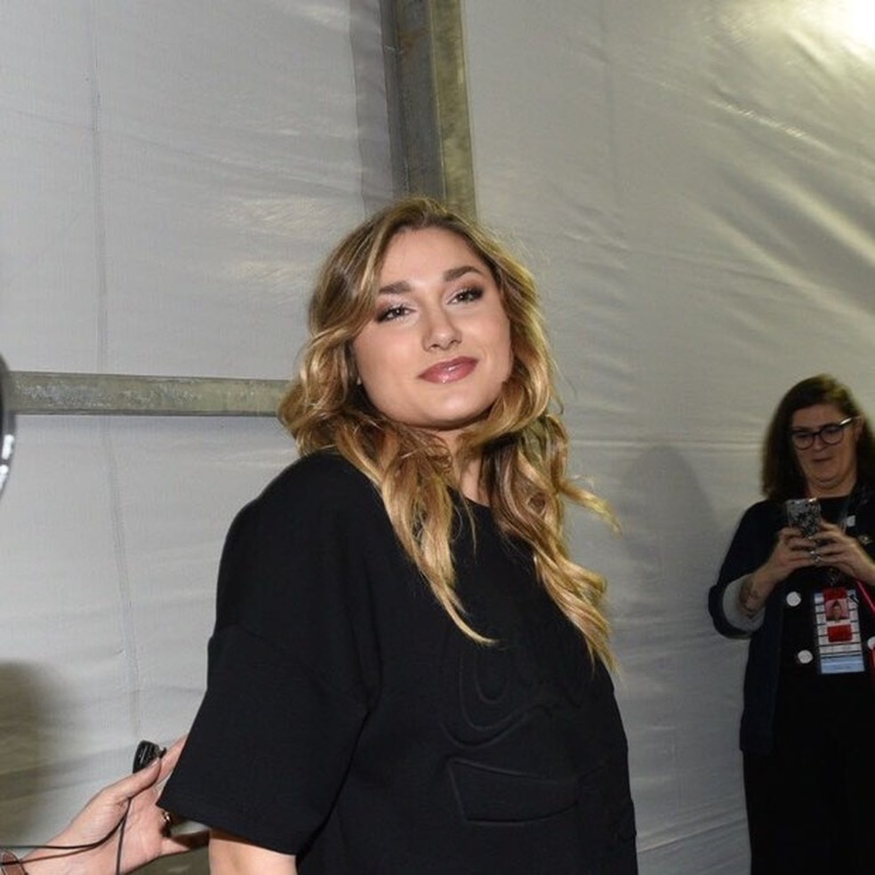 Sasha Meneghel brilha ao chegar no SPFW