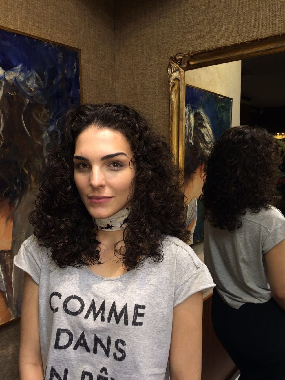 Novo visual: Julia Konrad corta as madeixas no salão de Tiago Parente ...