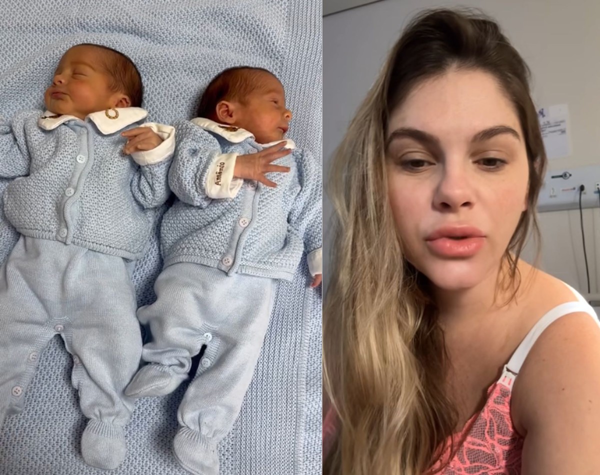 Bárbara Evans exibe novo vídeo dos gêmeos juntos, após saída de Álvaro ...