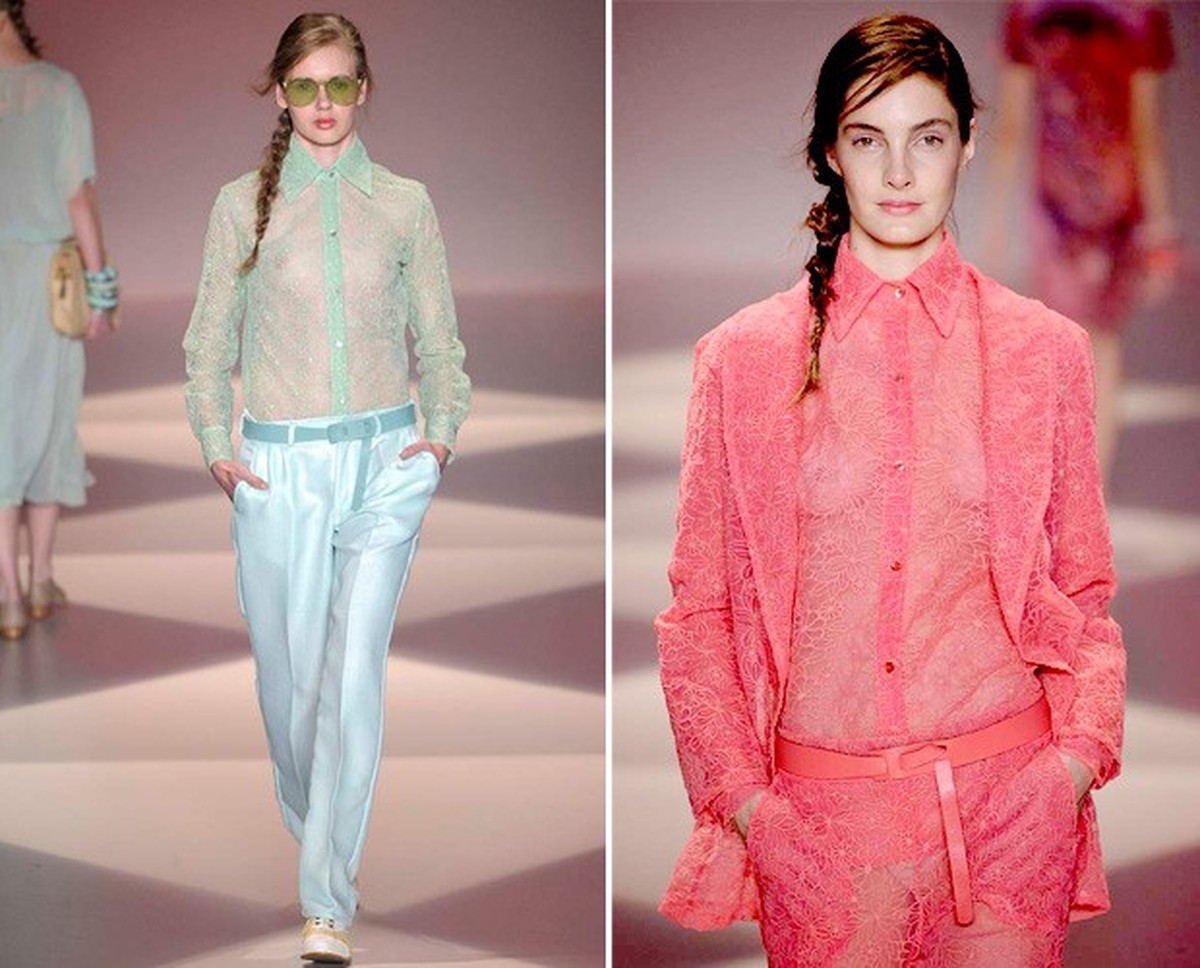 Verão cool: recortes e transparências suavizam looks no dia 1 do ...