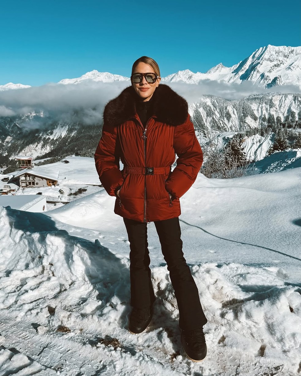 Luma Costa exibe cliques de início de viagem pelos Alpes Franceses ...