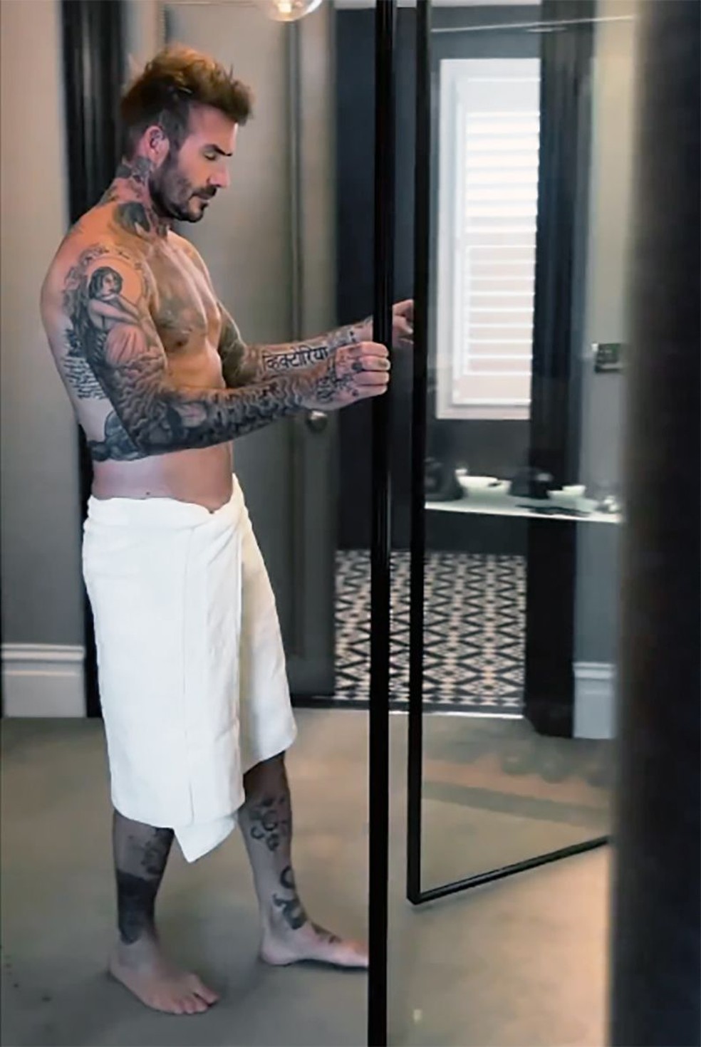 David Beckham impressiona ao revelar número de tatuagens pelo corpo