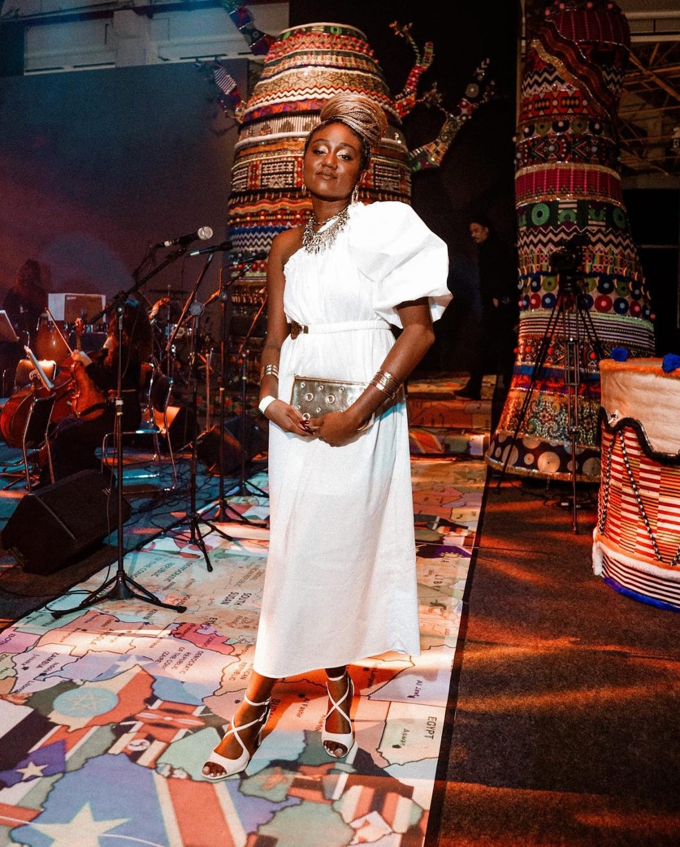 Sarah Aline marca presença no SPFW N55: 'África Fashion Week'