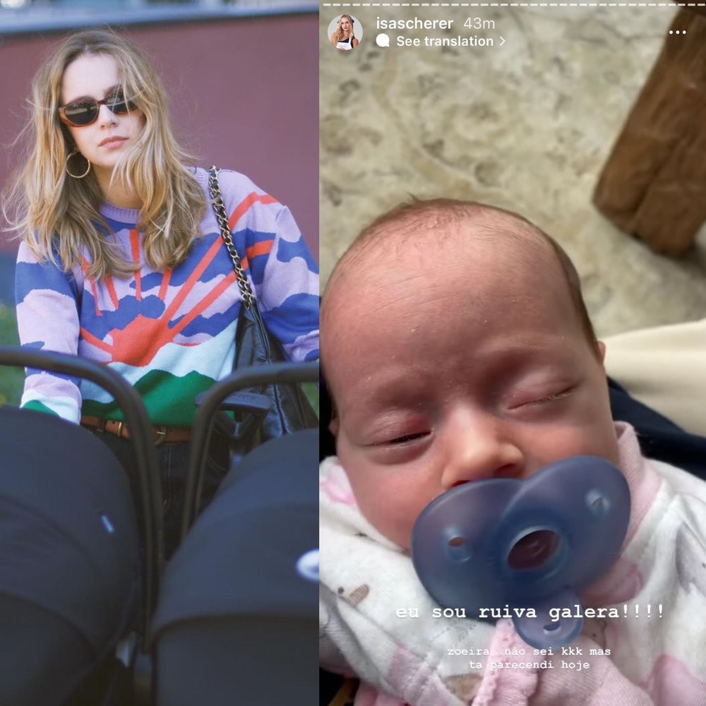 Isabella Scherer cai de amores ao tentar decifrar cor do cabelo da ...