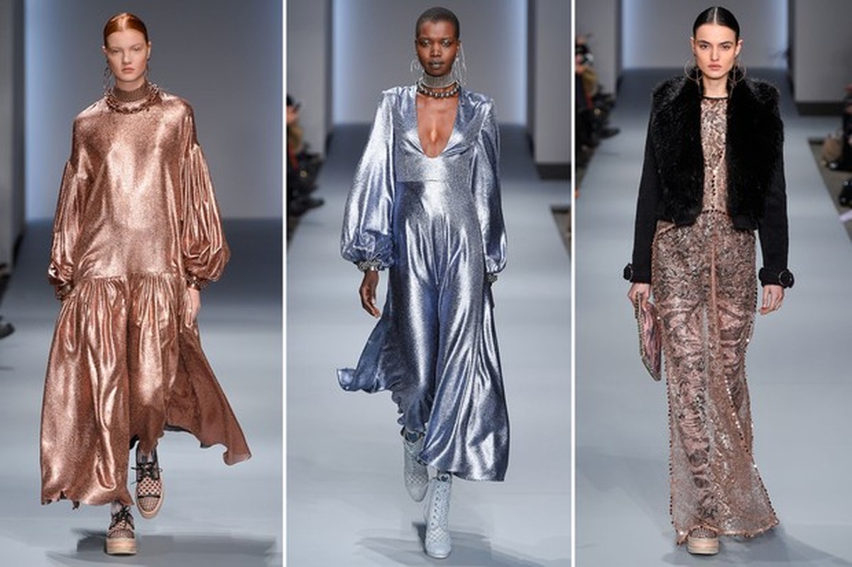 Grunge light: peças delicadas se juntam aos tênis e botinhas na NYFW