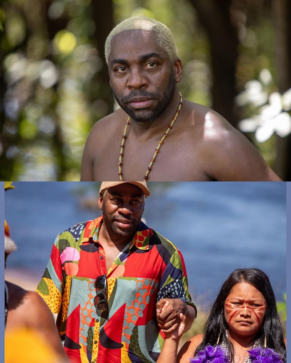 Lázaro Ramos abre album de viagem com os filhos à Amazônia: 'Transformador'