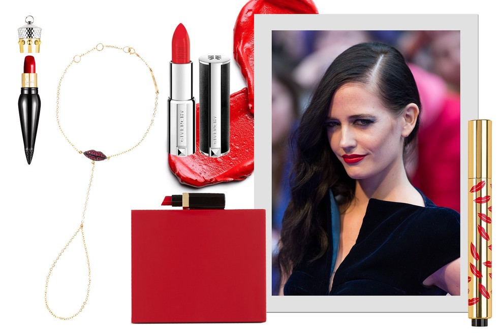 Batom vermelho inspira de roupas a acessórios divertidos