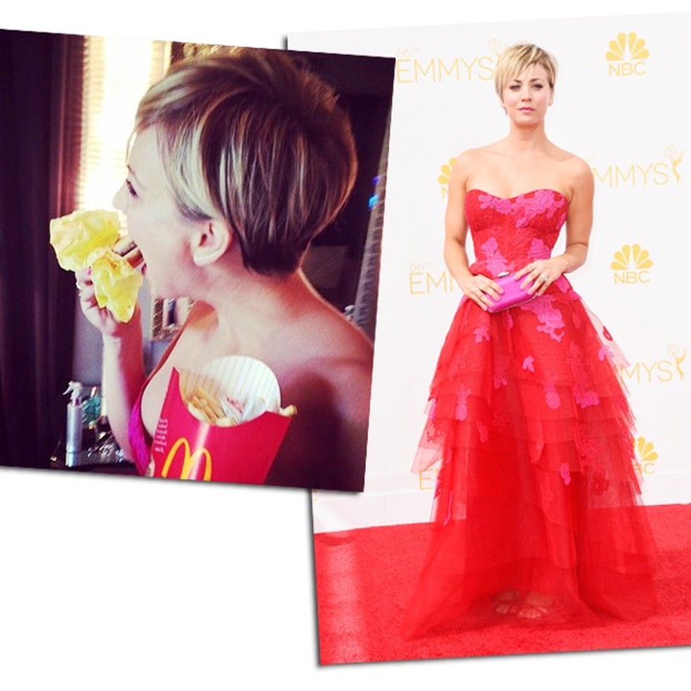 Hambúrguer e vinho: atrizes mostram os bastidores do Emmy 2014