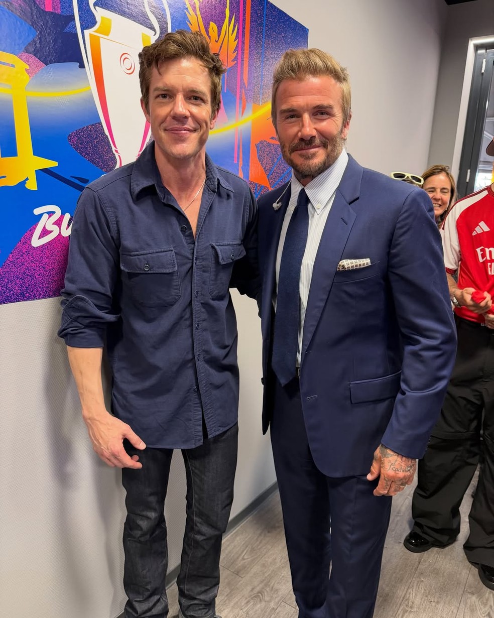 David Beckham posta foto com Mick Jagger e brasileiros se divertem ...